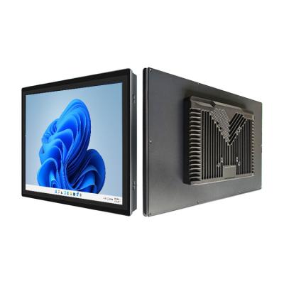 China 350 Nits Brillo Panel táctil industrial capacitivo PC con almacenamiento SSD de 32 GB / 64 GB / 128 GB / 256 GB en venta
