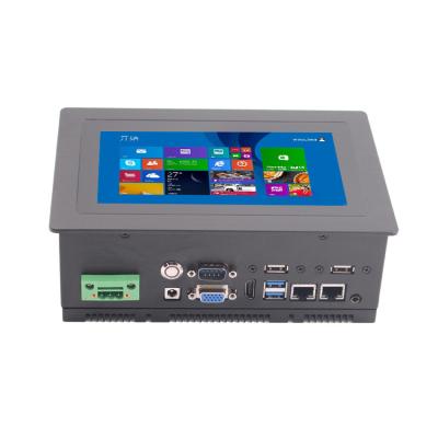 China Industrial Embedded Touch Panel PC With J1900 CPU And USB/RJ45/COM/VGA/HD MI Interfaces for sale