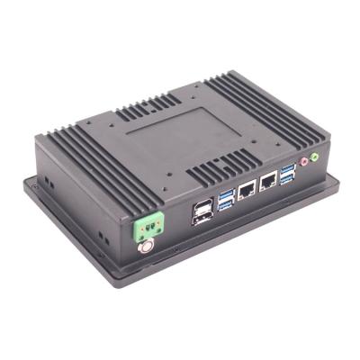 China Rugged Fanless Panel PC With Capacitive Touchscreen 4GB RAM Windows 10/11 And 8-36V Wide Voltage for sale
