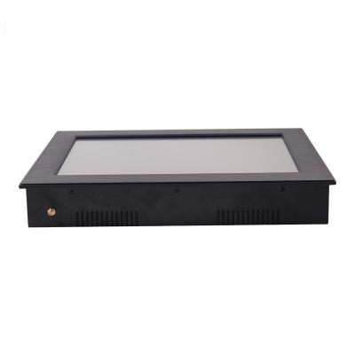 China Intel I7 36V Embedded Touch Panel PC 2mm Tempered Glass cover for sale