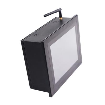 Cina pannello di tocco industriale dell'incastonatura di alluminio 8Inch 4xRJ45 in vendita
