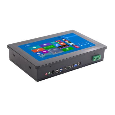 China vandalproof glass Intel J1900 Linux Touch Panel PC for sale