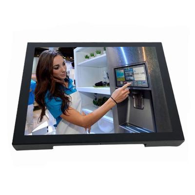 China 1xUSB 15 Msec Industrial Panel Mount Monitor Metal Case for sale