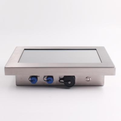 Cina cavo impermeabile d'acciaio 1024*768 del monitor 4 di tocco di 8in 1000nits 1.5mm in vendita