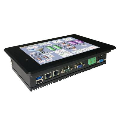 Cina CC irregolare a 8 pollici doppia 24V del pc del pannello di tocco di Rj45 18W 350nits in vendita