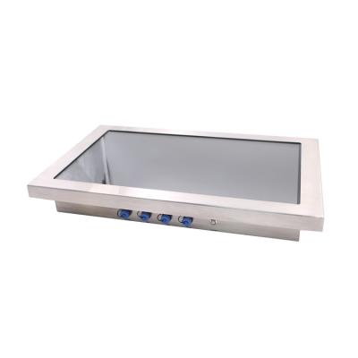 China Waterdichte het Comité van SUS304 Fanless PC 1.5mm Kader 21 Duim Volledige IP67 FCC PoE Te koop