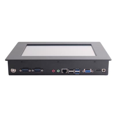 China 10.1in Industrial Touch Panel PC 300cd/M2 Windows 10 RS232 RJ45 for sale