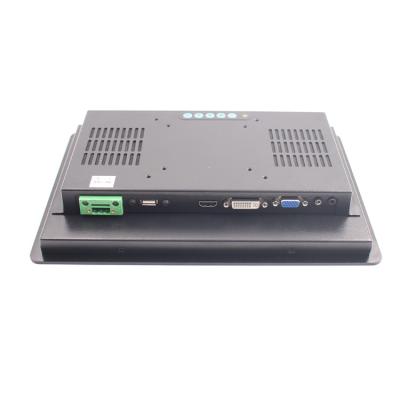 China Front IP65 Rugged Lcd Monitor VGA DVI 350nits Resistive Touch For Kiosk for sale
