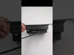 zet het Industriële Comité van 9-36v DVI VGA Monitor voor Auto Weerstand biedend Touch screen op