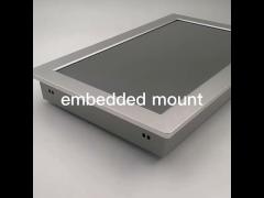 350cd/m2 Waterproof Panel PC Industrial Computer 4GB DDR3 IP65 Touch Panel Pc