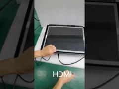工業用金属オープンフレームLCDモニター 300 cd/m2 明るさとHDMI VGA DVIポート