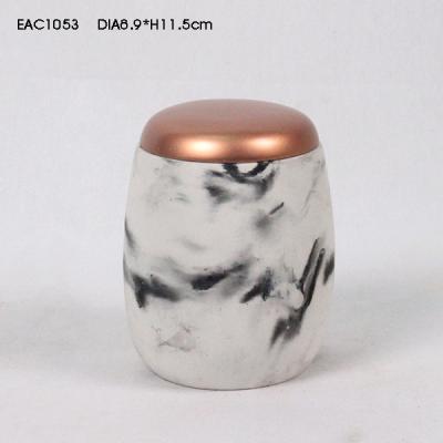 China Copper Lid Handmade Candle Stand / Outdoor Candle Holders For Weddings for sale