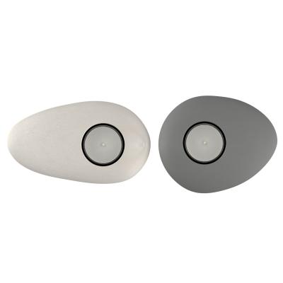 China Natural Grey Concrete Candle Holder For T-light Holder for sale