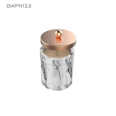 China Marble Effect Concrete Candle Holder For Wedding Gift for sale