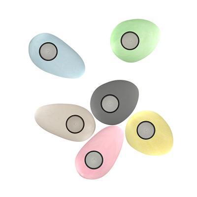 China Hand Drawing Cement Candle Holders / Tealight Table Candle Holders for sale