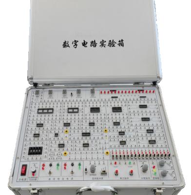 China Modular Structure Digital Circuit Experiment Kit with High-strength Aluminum Alloy Protective Box for TVET University Educational laboratory Training kit for sale