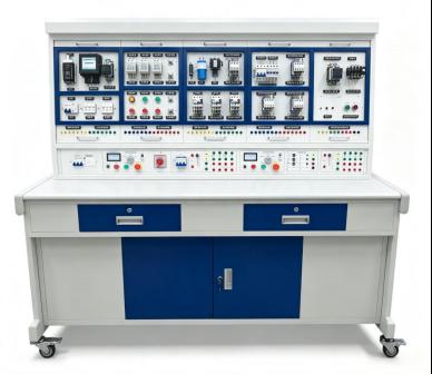 China Dual-group Design Maintenance Electrician Training Device with Earth Leakage Protection and Modular Hanging Plates for sale