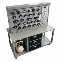 China PLC‑Controlled Pneumatic Training Device Industrial Automation Pneumatic Control Training Workbench For Technical School Practical for sale