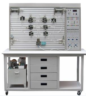 China High‑Performance Hydraulic PLC Control Experimental System Hydraulic Pneumatic PLC Training Device for Vocational College Mechatronics Teaching Experiment for sale
