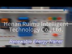 wind solar hybrid renewable energy lab equipment 110v/220v ac with analog and digital meters