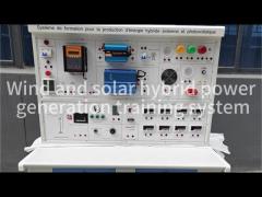 Wind and solar hybrid power generation training system