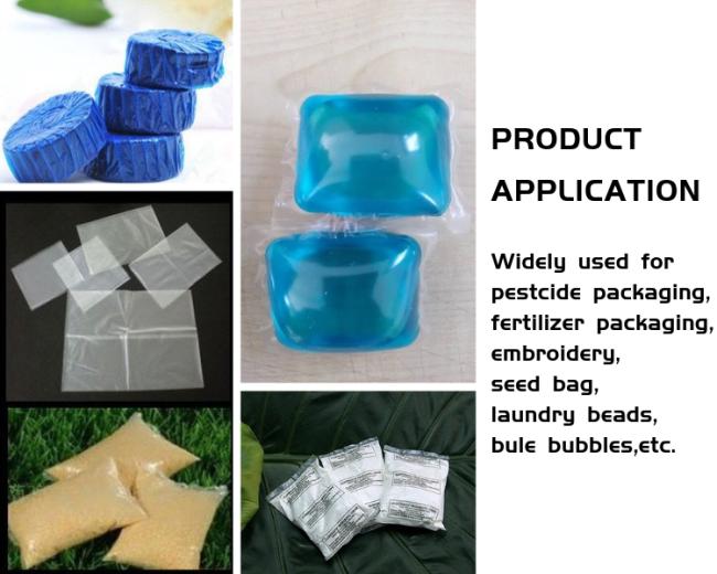 pva water soluble plastic film packaging bag eco-friendly pva dissolving laminated bag for carp fishing bait