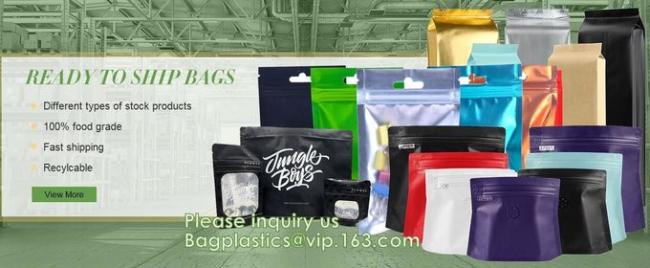 Bagease pack PLA Custom printing Sharp bottom paper bag/ drip coffee bag/biodegradable tin tie craft paper tea bags