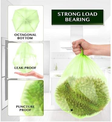 China Bio degradable compostable food grade cornstarch carton liners, cornstarch biodegradable Wastebasket Bags for sale