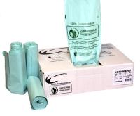 China Cornstarch Biodegradable Compostable, compostable wholesale poly garment bag, Biodegradable compostable bioplastic rolle for sale