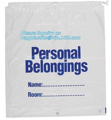 China customer wholesale corn starch biodegradable compostable eco friendly laundry bag for hotel, Dissolvable laundry bag eco for sale