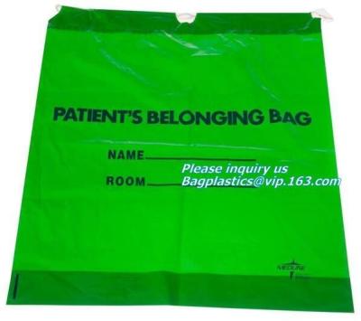 China corn starch biodegradable compostable eco friendly drawstring laundry bag, eco friendly biodegradable compostable laundr for sale