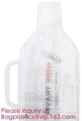 China Reusable protector cover holder bag,protector plastic bubble bags for wine bottles wine bottle cover, BIODEGRADALE, ECO for sale