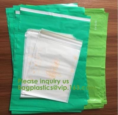 China Los anuncios publicitarios biodegradables de la burbuja del 100%, abrigo de empaquetado rellenado abonable envuelven bolsos amistosos del sello del uno mismo de Eco de las bolsas en venta