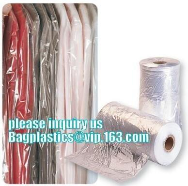 China Laundry & Dry Cleaning Bags,Customized LDPE printed plastic dry cleaning perforated bag on roll,garment bags for dresses for sale