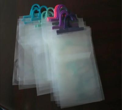 China Customized Printing And Size Rigid Snap Handle Bag/Rigid Handle Plastic Bag/Handle Polybag,Rigid Snap Loop Handle Plasti for sale