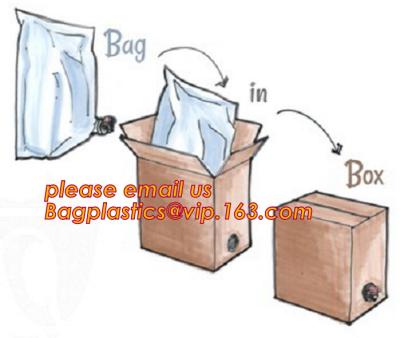 China Customized plastic transparent oil bib bag pouch in box 20 liter,China Factory Direct Supply BIB Empty Bag In Box BAGEAS for sale
