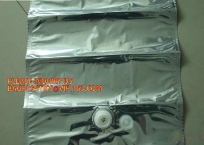 China custom aluminium foil plastic packaging bag in box from 1 to 25L in size, for wine, coffee,any beverage BAGPLASTICS PACK for sale