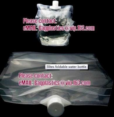 China customized Reusable Stand Up 500ml 1000ml Packaging Spout Plastic Bag For Liquid With child proof caps reusable kids liq for sale