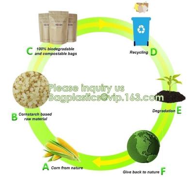 China eco friendly Custom Printed 100% Biodegradable food packing bag shopping pla filament bags block bottom coffee pack bags for sale