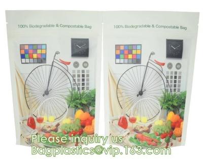 China Biodegradable, Compostable, Corn starch Bags, square bottom bags, block bottom, round bottom, stand up pouch zip bags for sale