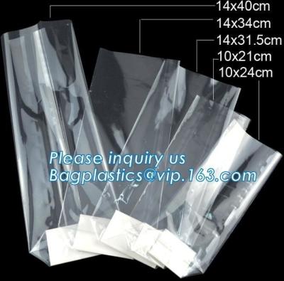 China polypropylene Crystal Clear Cello Bags flat square block bottom opp bag,candy opp square bottom cello bag bagease packag for sale