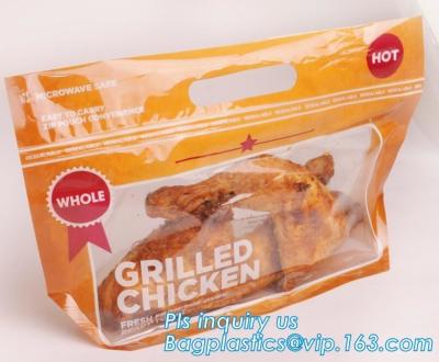 bolso del pollo frito de la calidad, bolso de empaquetado asado del pollo k, bolso caliente del pollo asado, bolso caliente del pollo asado/ji inmediata