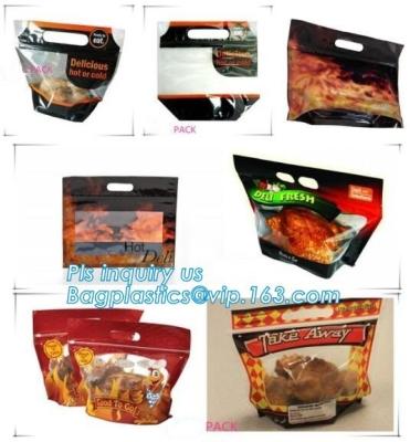 China k bag zipper stand up pouch food packaging fresh, zipper stand up fried food bag, Stand up zipper plastic food fri for sale