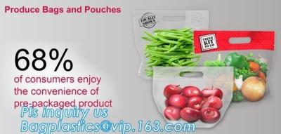 China k bag zipper stand up pouch food packaging fresh, zipper stand up fried food bag, Stand up zipper plastic food fri for sale
