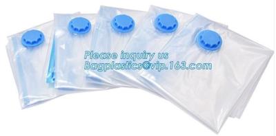 China Bedding Use and PE Plastic Type home storage space saver bags, saving vacu seal bags for clothing use, blankets Use vacu for sale
