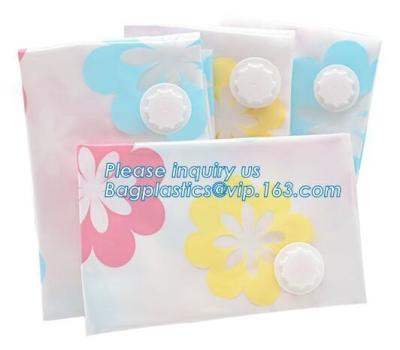 China Bedding Use and PE Plastic Type home storage space saver bags, saving vacu seal bags for clothing use, blankets Use vacu for sale