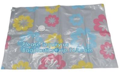 China Bedding Use and PE Plastic Type home storage space saver bags, saving vacu seal bags for clothing use, blankets Use vacu for sale