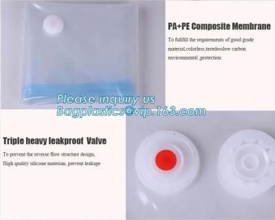 China Compression Bag Space Saving, compressible vacumm seal storage bag, vacuum traveling bag without valve, bagease, bagplas for sale