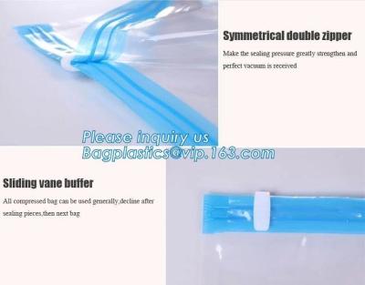 China Compression Bag Space Saving, compressible vacumm seal storage bag, vacuum traveling bag without valve, bagease, bagplas for sale