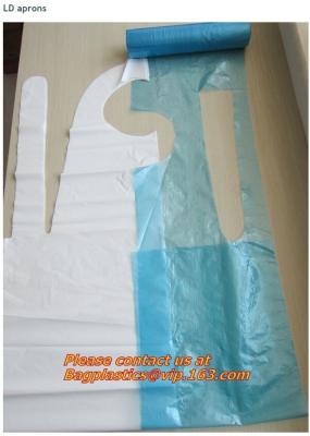 China plastic pe aprons, poly apron, ld disposable, aprons, LDPE apron, HDPE apron, PE apron for sale